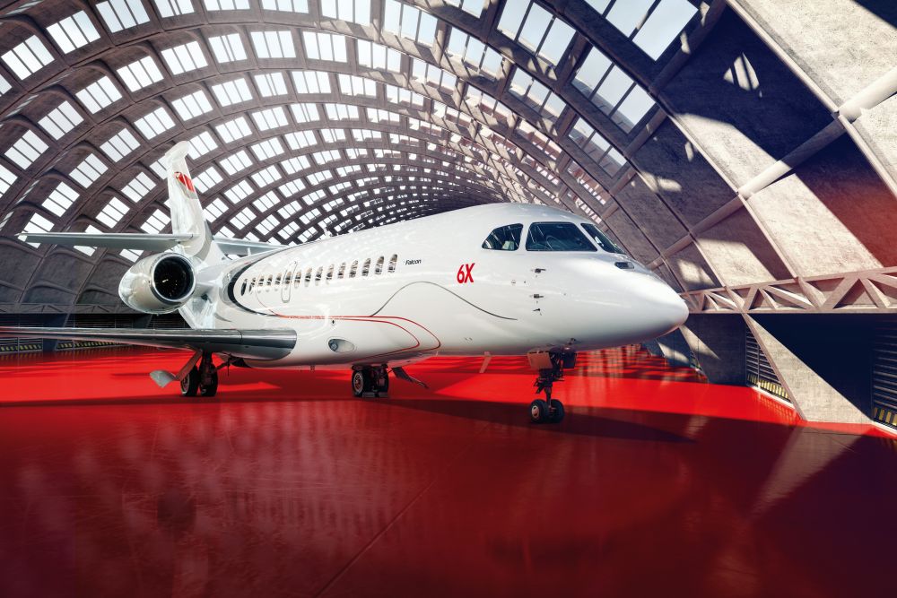 A high-performance business jet
